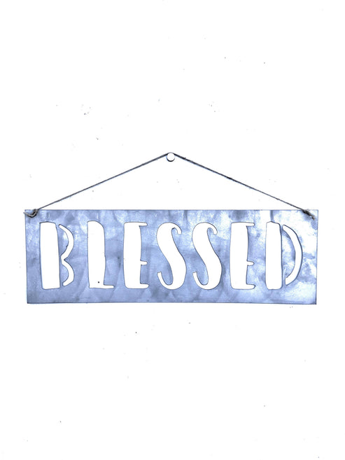 Galvanized Metal Words - Metal Word Art, Metal Inspirational Words, Ha ...