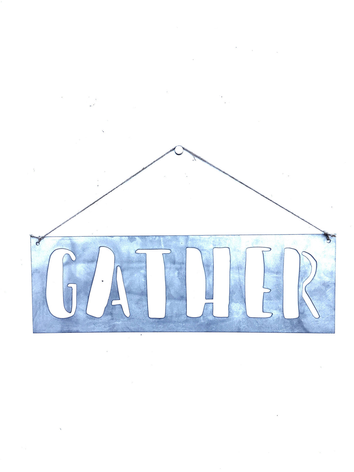 Galvanized Metal Words - Metal Word Art, Metal Inspirational Words, Ha ...