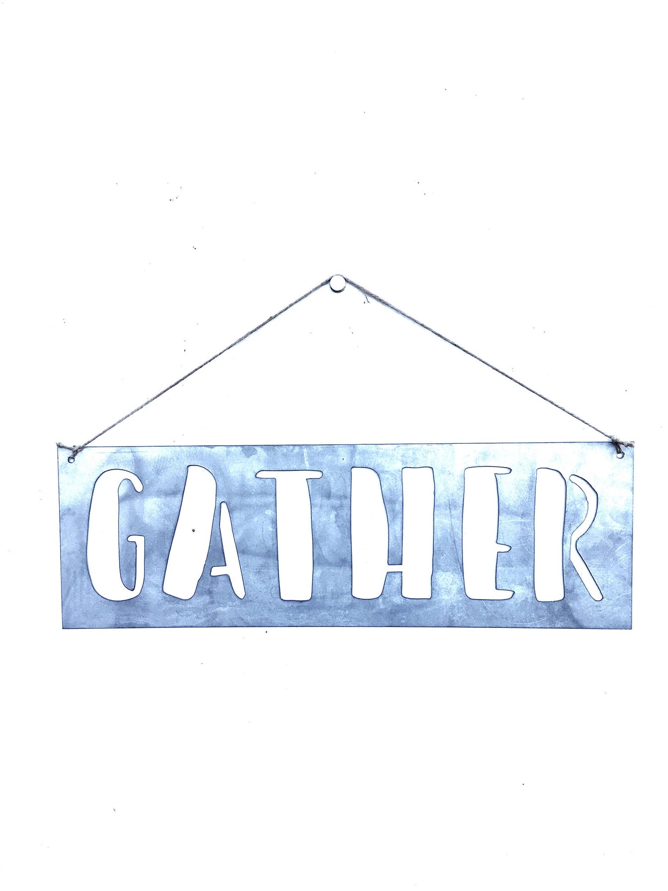 Galvanized Metal Words - Metal Word Art, Metal Inspirational Words, Ha ...