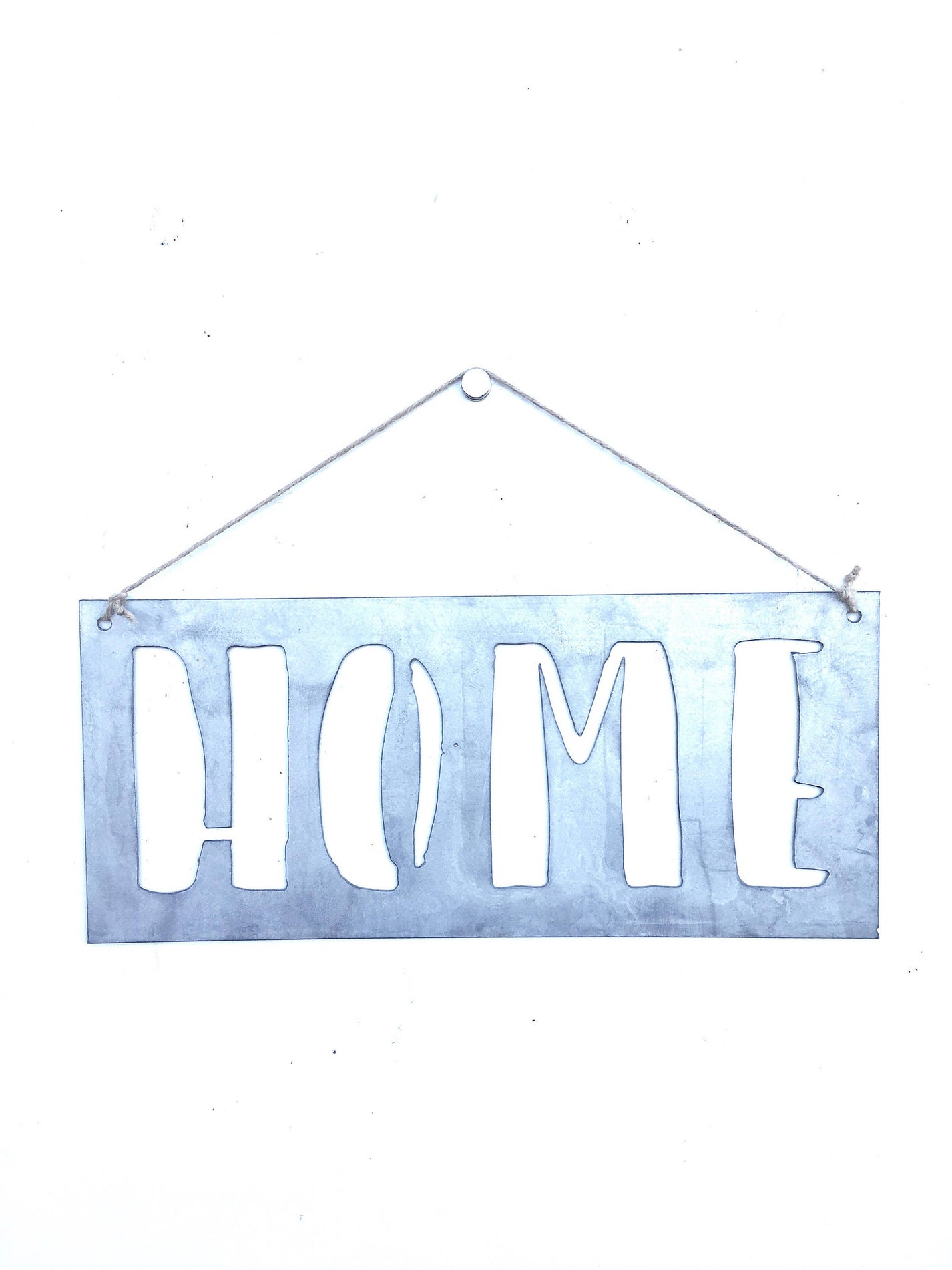 Galvanized Metal Words - Metal Word Art, Metal Inspirational Words, Ha ...