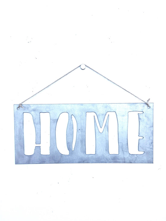 Galvanized Metal Words - Metal Word Art, Metal Inspirational Words, Ha ...